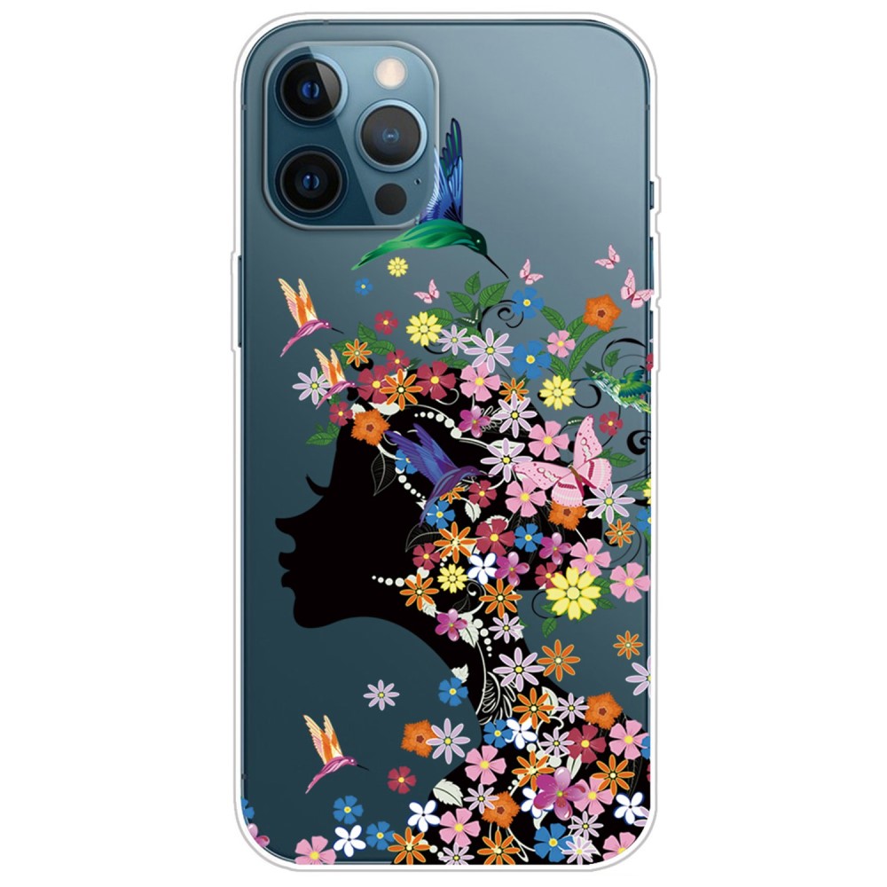 Pattern Printing iPhone 14 Pro Back Skal - Beauty - Teknikdelar.se