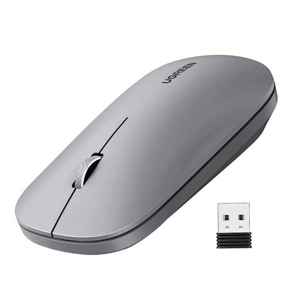 UGREEN Ultraslim langaton hiiri 2.4G & Bluetooth - harmaa ...