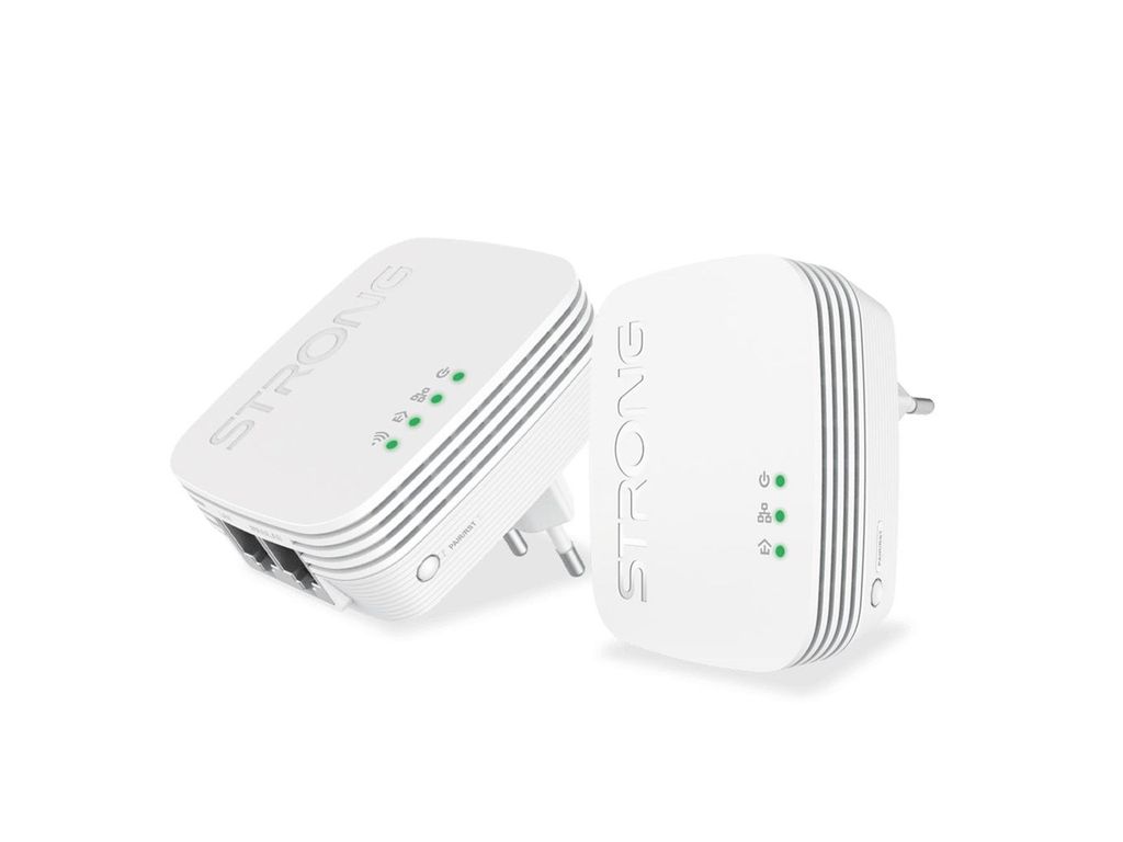 Strong Powerline WI-FI 600 Mini 2-pack - 600 Mbit/s Homeplug ...