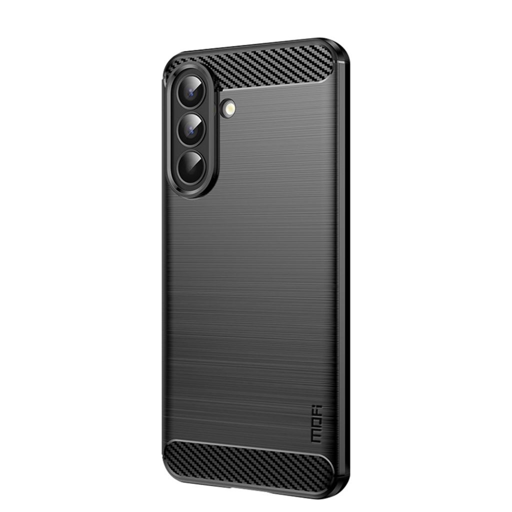 MOFI Samsung Galaxy A57 5G Case Carbon Fiber TPU Black | Spares.se