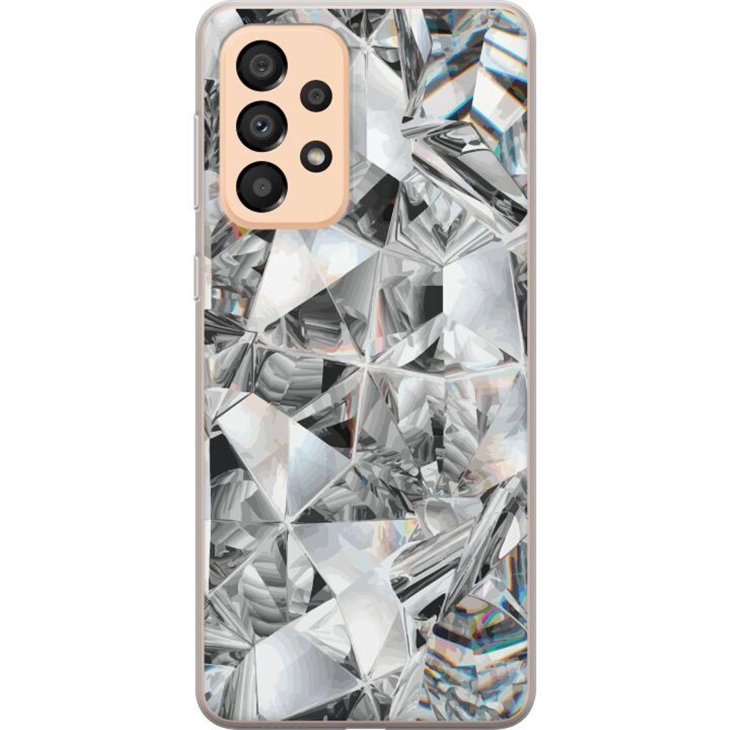Samsung Galaxy A33 5G Transparent Mobilskal Kristaller