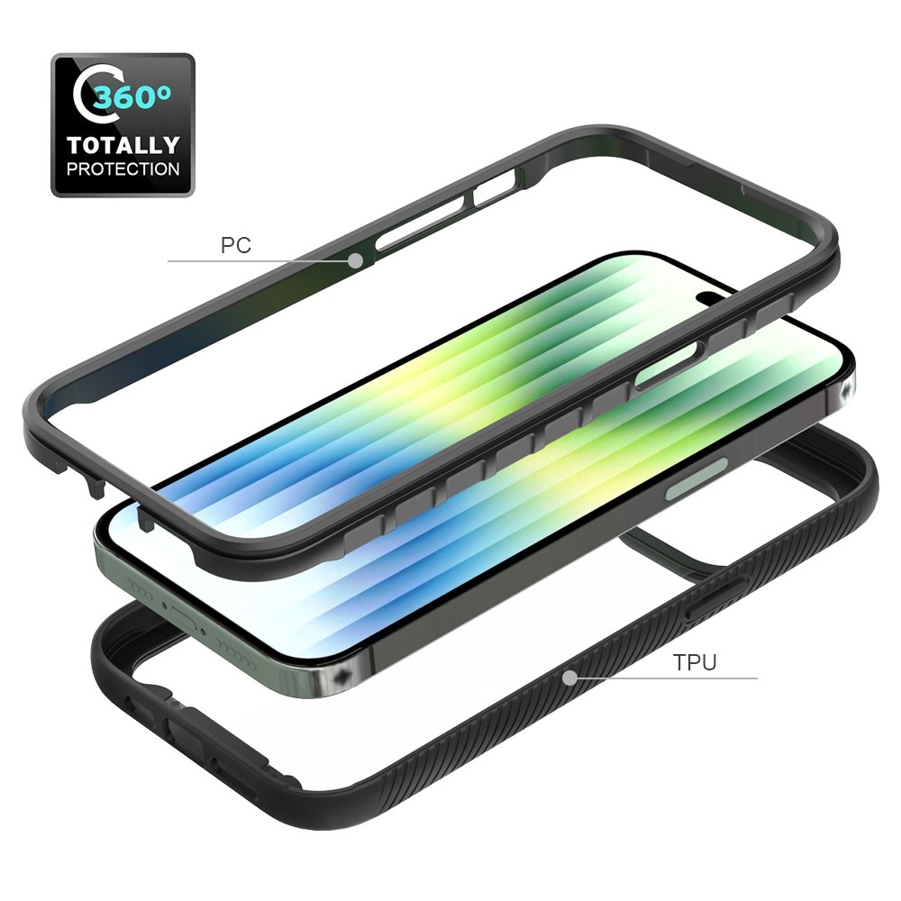 Shockproof TPU Case for iPhone 14 Pro Max case - Black | Spares.se