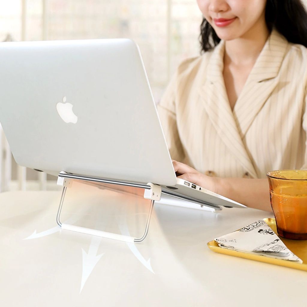 Ugreen adjustable laptop stand - Silver | Spares.se