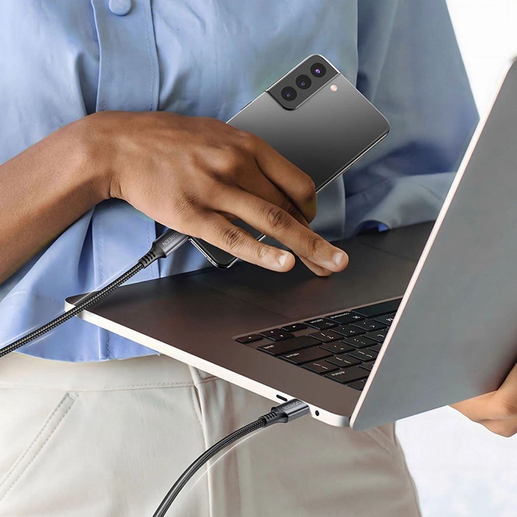 Ugreen USB-C to USB-C cable, PD, 100W, 3m - Gray | Spares.se