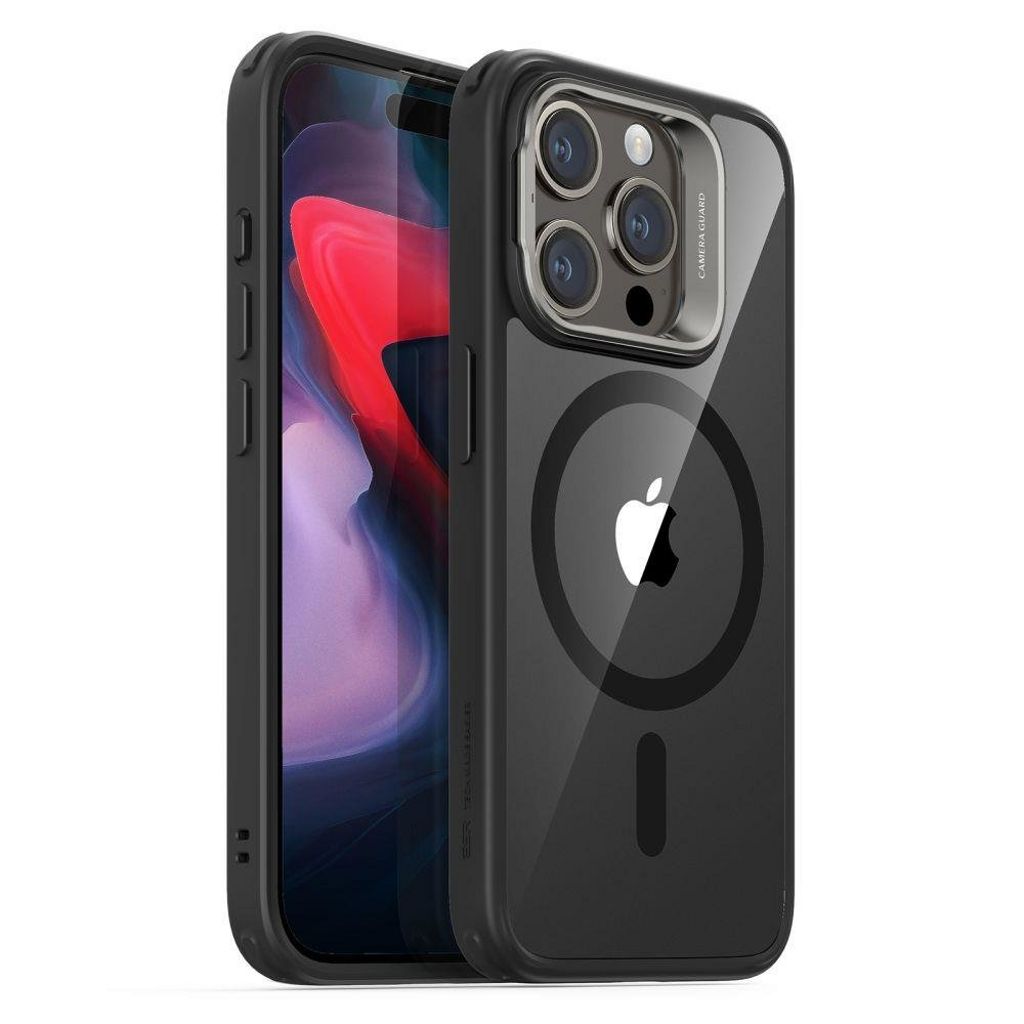 ESR IPhone 15 Pro Case Classic Kickstand Halolock Magsafe Kirkas ESR IPhone 15 Pro Case Classic Kickstand Halolock Magsafe Kirkas