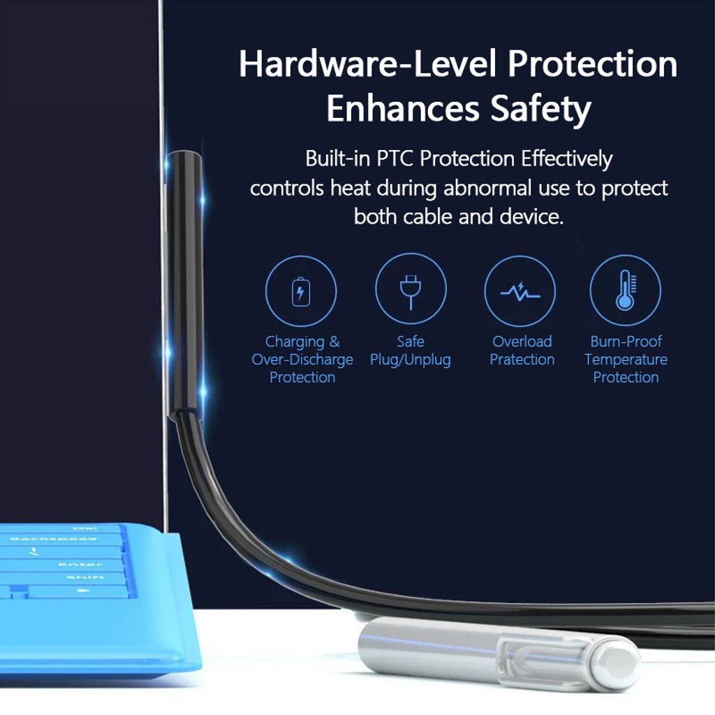 SIGN USB-C - Microsoft Surface -kaapeli 65W 1,5m musta - Tekniikkaosat.fi