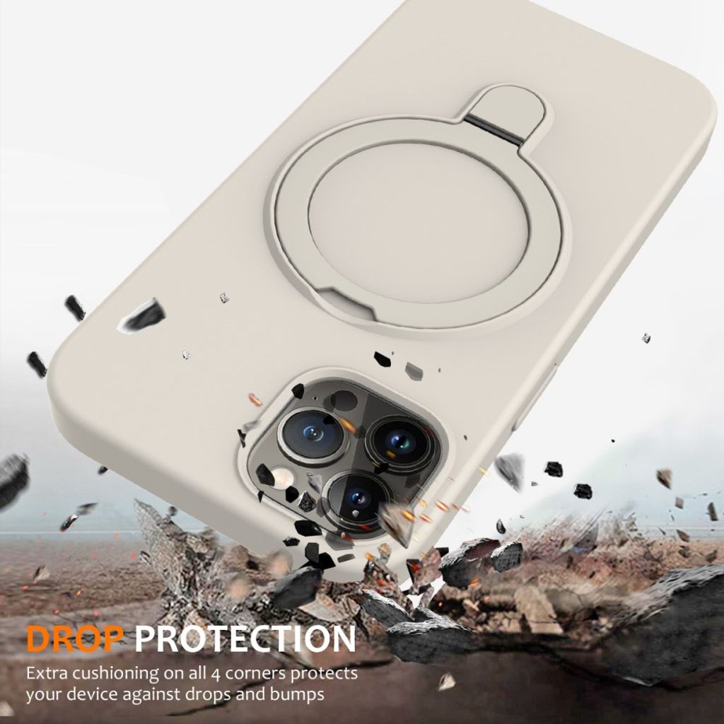 iPhone 12 Pro Max MagSafe Skal Ringstativ Antikvit - Teknikdelar.se