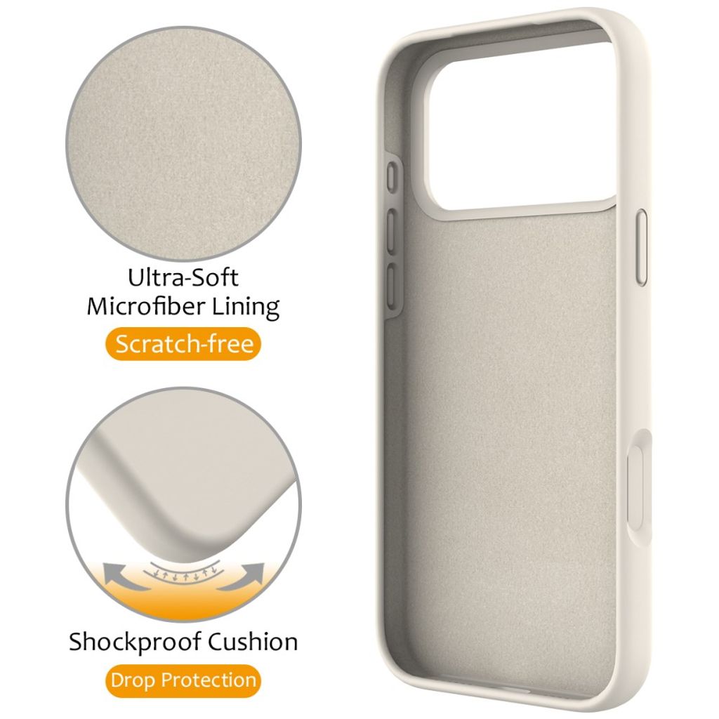 iPhone 17 Pro Max MagSafe Kickstand Case Beige | Spares.se