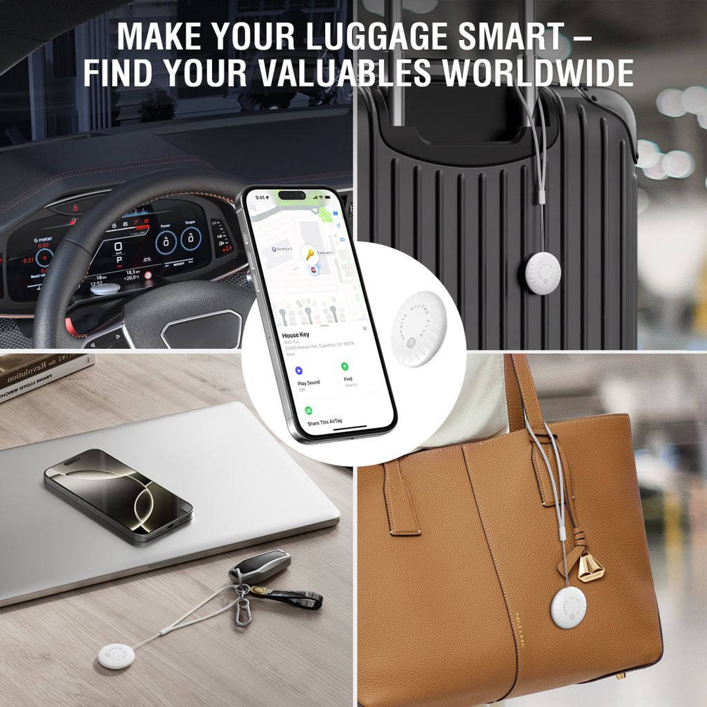 4Smarts Location Finder SkyTag Plus Smart Tag Bluetooth tracker, 2-pack ...