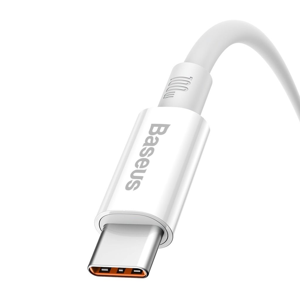 Baseus Superior Series USB-A - USB-C Kaapeli, 100W, 1m - Valkoinen ...