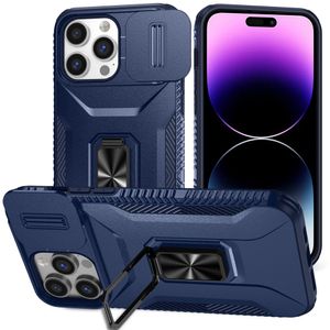 iPhone 14 Pro Max Kuori Slide-kamerasuojalla Sininen - Tekniikkaosat.fi